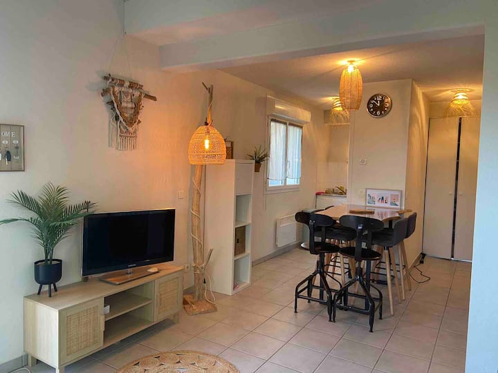 Appartement Duplex En Résidence Sécurisée Piscine - Vielle-Saint-Girons