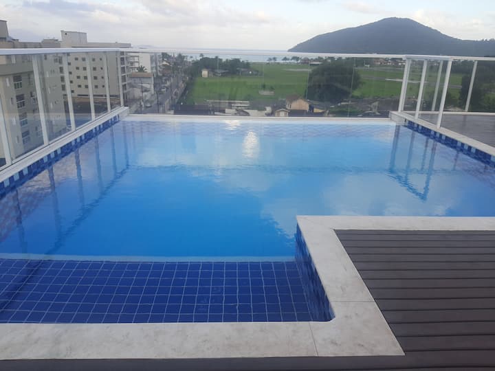 Apartamento Piscina E Churrasqueira Na Cobertura! - Ubatuba