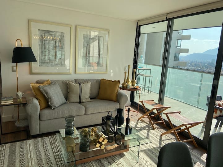 Depto. Vista Los Andes Premium ,Nuevo - Santiago