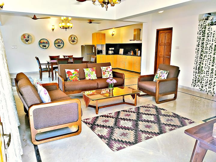 Villa De Plumeria Pvt Pool Wifi, 3 Min Zum Strand! - Goa