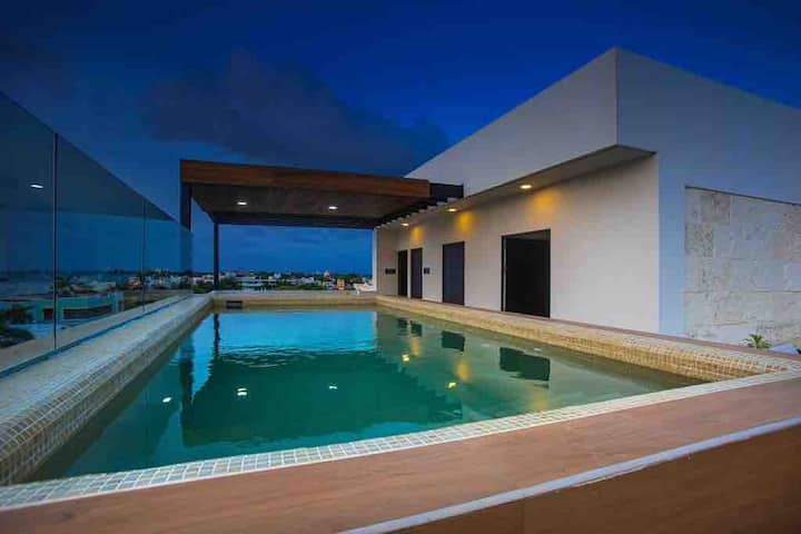 New Condo Nova /Modern 2 Bedroom W/pool - Cozumel