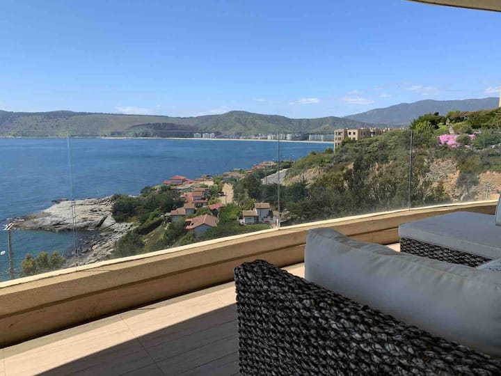 Depto Con Maravillosa Vista En Punta Pite - Papudo