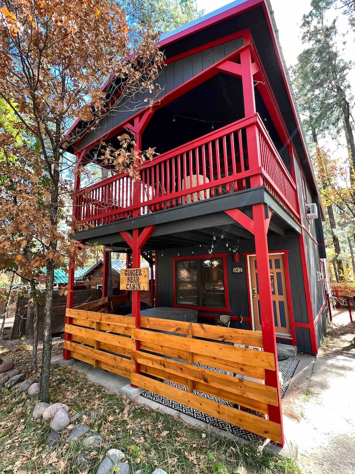 Ginger Bear Cabin - Upper Canyon. Hot Tub - Ruidoso, NM
