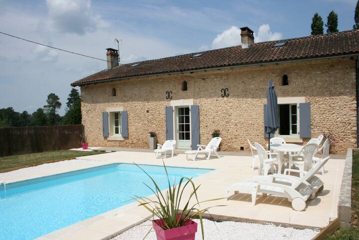 Gîte De Caractère 3 éToiles - Piscine Chauffée - Dordogne
