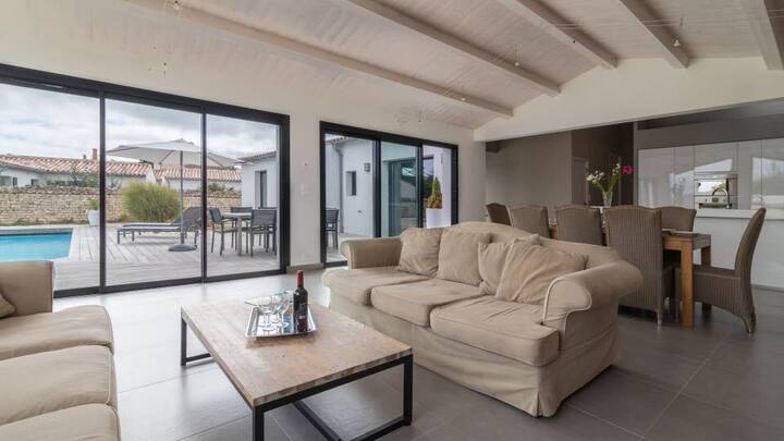 Villa Contemporaine 3 Ch | Piscine Chauffée - Sainte-Marie-de-Ré