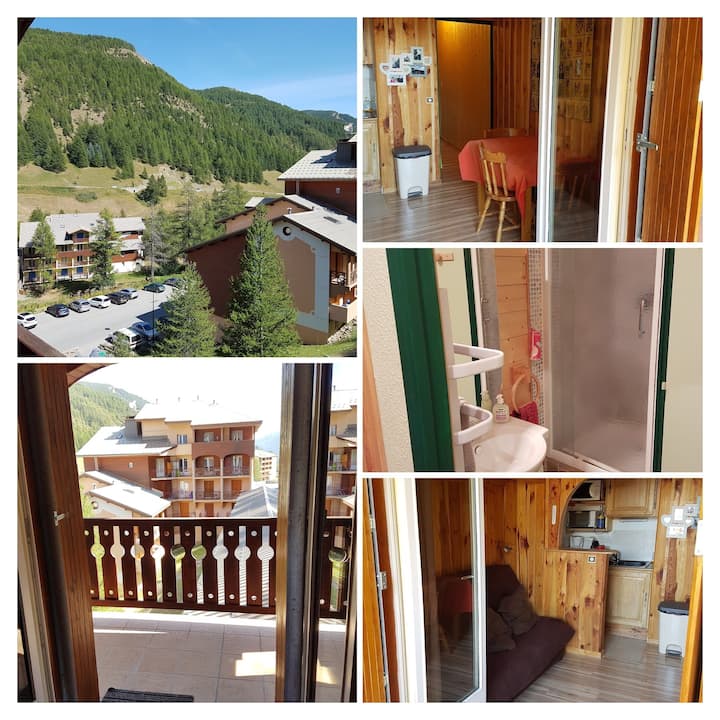 Studio Confortable Et De Charme - Allos