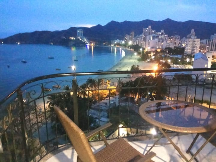 Frente Al Mar En Rodadero 2 Hab. 2 Baños - Santa Marta