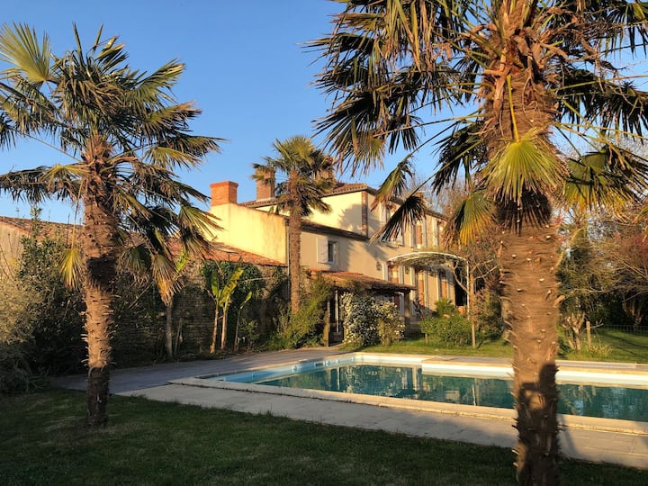 Vendée - Maison Avec Piscine Chauffée, Longeville - La Tranche-sur-Mer