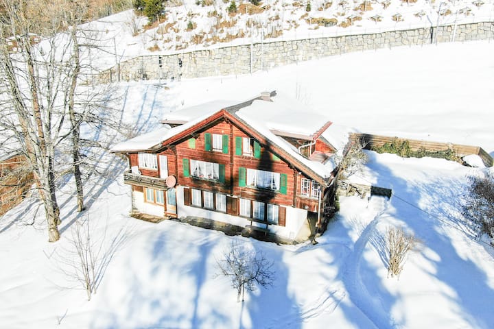 Cosy Traditional Swiss Chalet Wengen - Lauterbrunnen