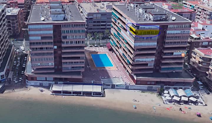 Bokaspanien Luxurius Apartment On The Beach Pl 8 - Torrevieja