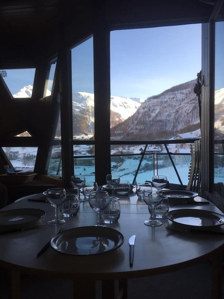 3 Pieces, Vue Magnifique, Accès Direct Piste 6 P - Val-d'Isère