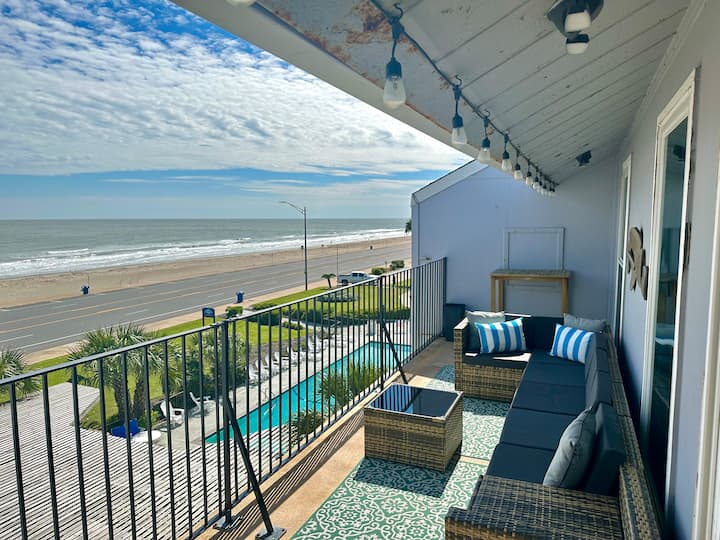 Moos Like Jagger|ocean View| Walk To Beach| Pool - Galveston Beach