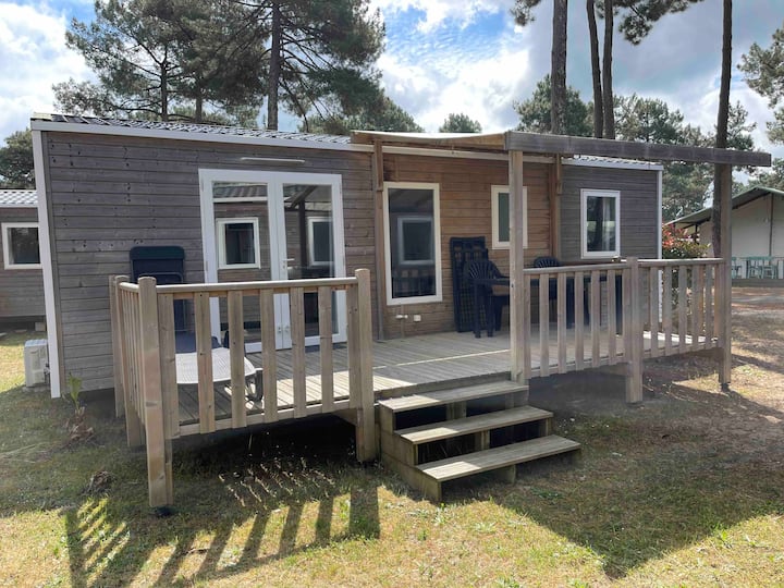 Mobil-home 6 Personnes Accès Direct Plage + Wifi - Montalivet-les-Bains