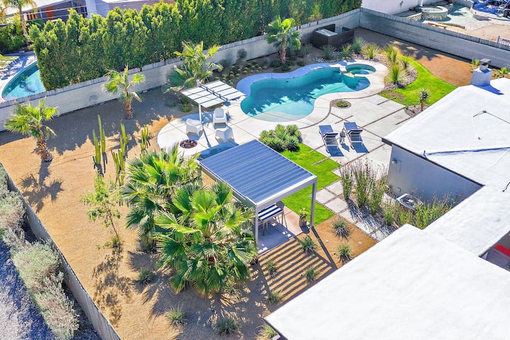 Serene Mid Century Alexander With Pool/spa/fire-pit And Incredible Views! - Palm Springs, CA