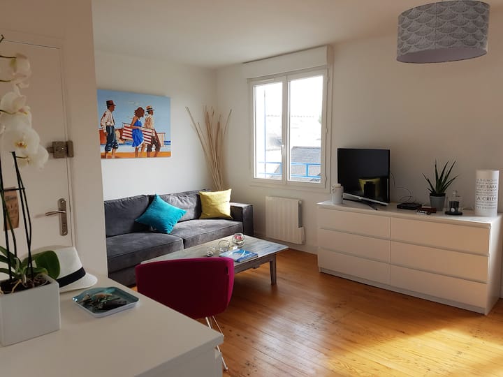 Appart Design Tt Confort Neuf 70m Plage Au ♡ Bourg - Quiberon