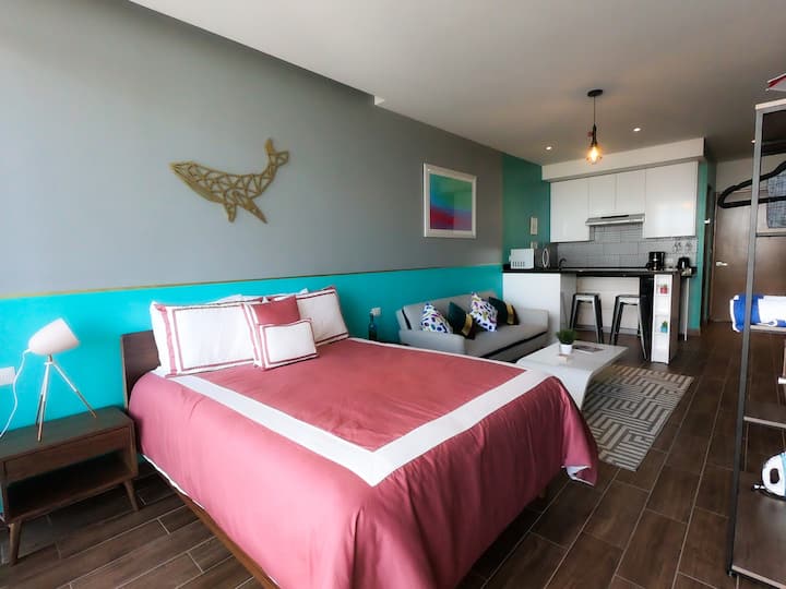 Suite Flamingo[stylish-high Speed Wifi-5min Beach] - Playa del Carmen