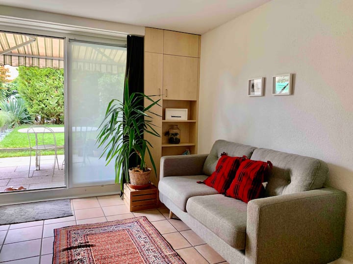 Studio With Garden Patio And Grill - Zürich