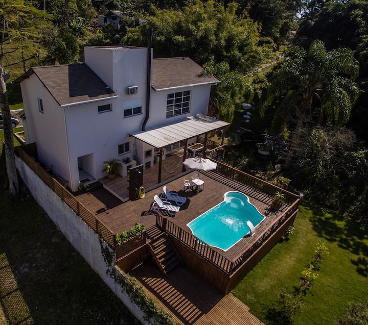Casa Florianopolis  Canasjure 10 Huesp. Con Pisc. - Florianópolis