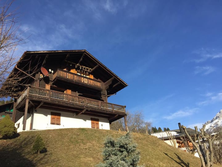 Charming Studio With Big Terrace And Great View - Les Diablerets