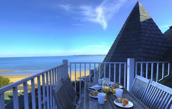 Sea View St Ives Apartment With Parking - St Ives