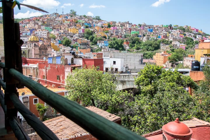 "La Lechuza" Céntrico Dpto-2 Cuartos Y Con Jardín - Guanajuato
