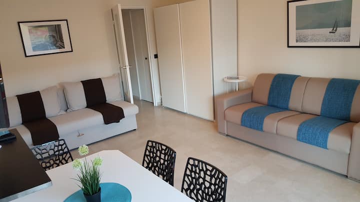 Sunny Appartment In Pedestrian Pinède Area, Juan - Juan-les-Pins