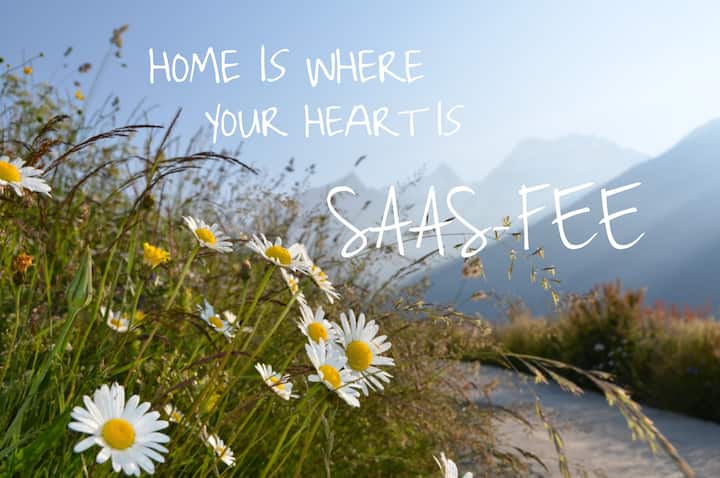 Cosy 5-bed-apartment With Mountain View – Saas-fee - Saas-Grund