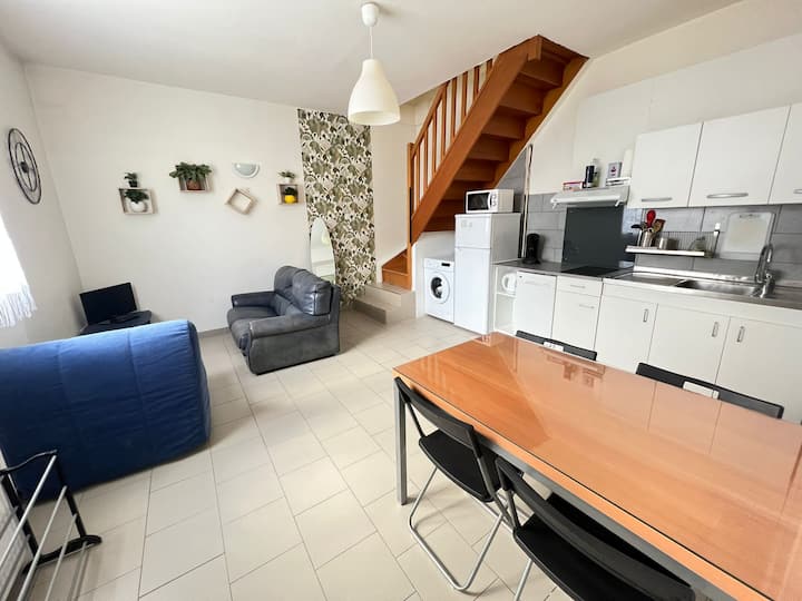Maison 2 Chambres+jardin Et Stationnement Gratuit - Reims