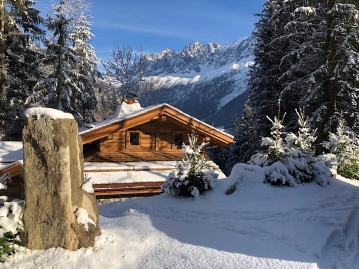 Chalet 4*: 4/5p Vue Charme Calme Foret Rivière - Courmayeur