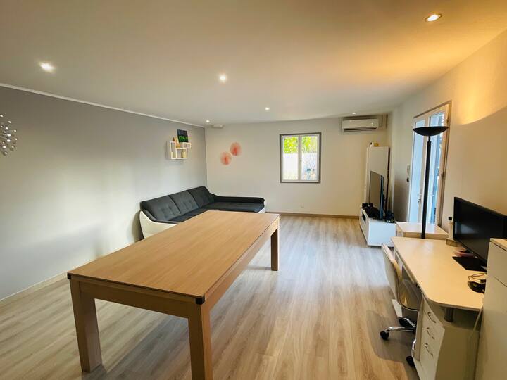 Maison T4, Piscine, Jacuzzi, Pétanque, Billard - Miramas