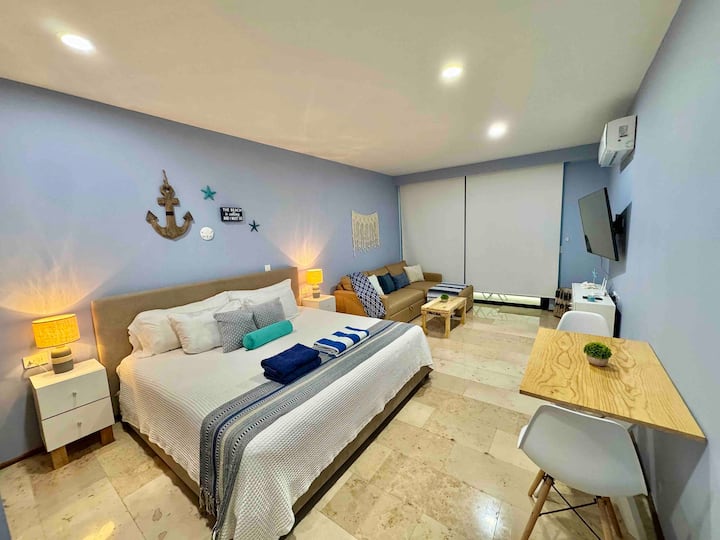 Cerca De 5ta! Infinity Pool, Jacuzzi, Vista Al Mar - 
