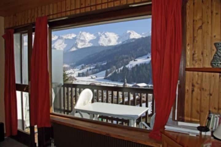 Studio ** Exposition Sud Face Aux Aravis - Le Chinaillon