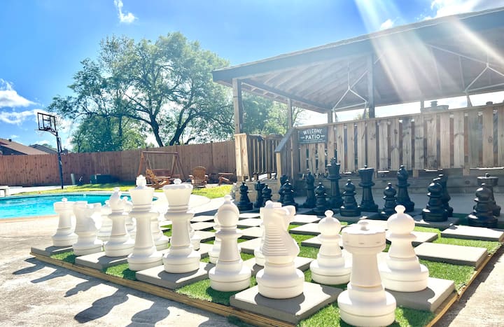 *️⃣Villa Retreat |4️⃣bd 2️⃣.5️⃣ba| Outdoorgames*️⃣ - Houston, TX