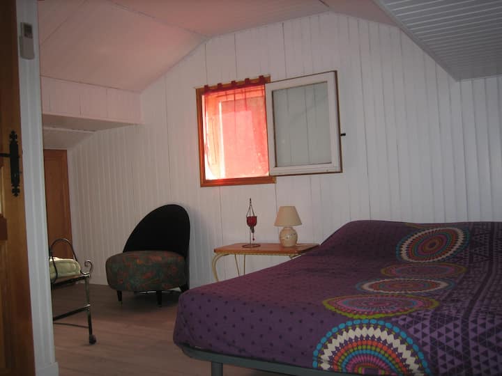 Pleine Campagne; Boisé;riviere Orb;canoé;paradis - Roquebrun