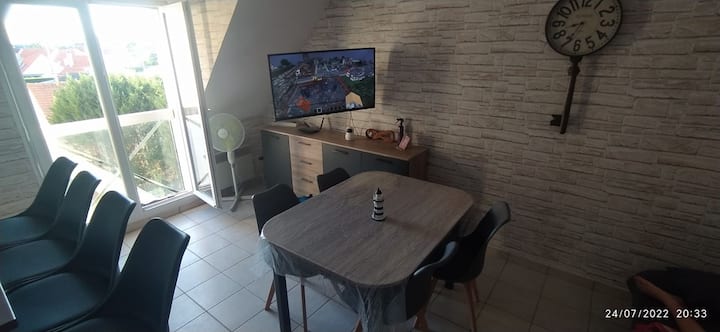 Appartement Sympa De 34m2  2e Et Dernier éTage - Plage de Berck