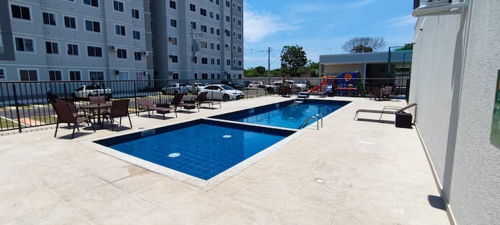 Raviera Ap 101, Apartamento Para 4 Pessoas - Cuiabá