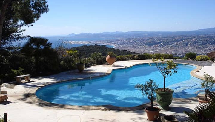 ★ Petite Maison Avec Vue Imprenable Sur Nice - Nice