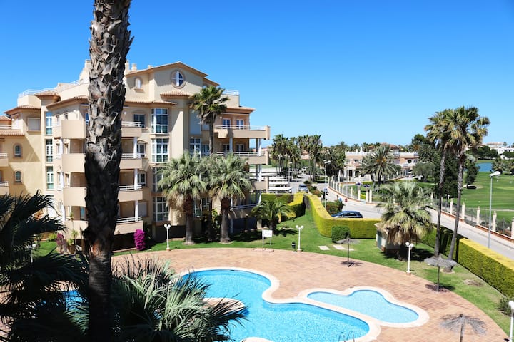 Magnificent Apartment With A Pool In Oliva Nova - Oliva