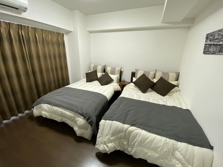 5ppl/803/7 Mins To Tsuruhashi Sta/2bed Rooms/a3309 - Osaka