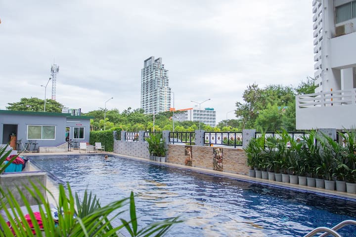 Premium Clean Free-microwave.freewifi Nearbeach2tv - Pattaya