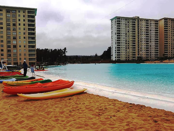 Departamento En Algarrobo, Laguna Bahía - Algarrobo