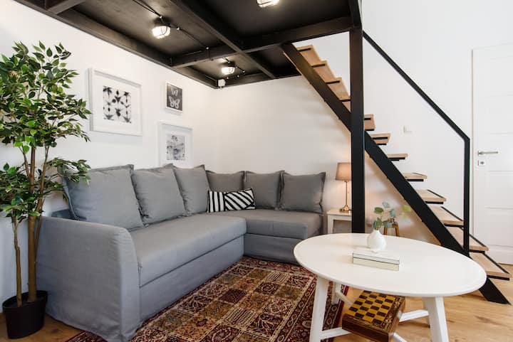 Trendy Loft Studio ❤️ Ac | Tv | Jewish Quarter  L - Budapest