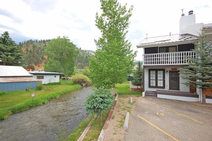 Cj Townhouse 14 - On The River - Across From The - Red River, NM