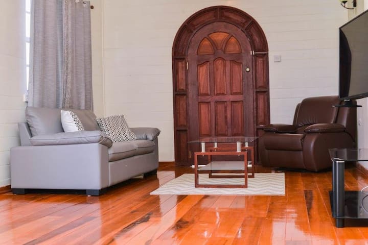 Fully Furnished 2nd Floor 2 Bedroom Apt With Ac - Guyana