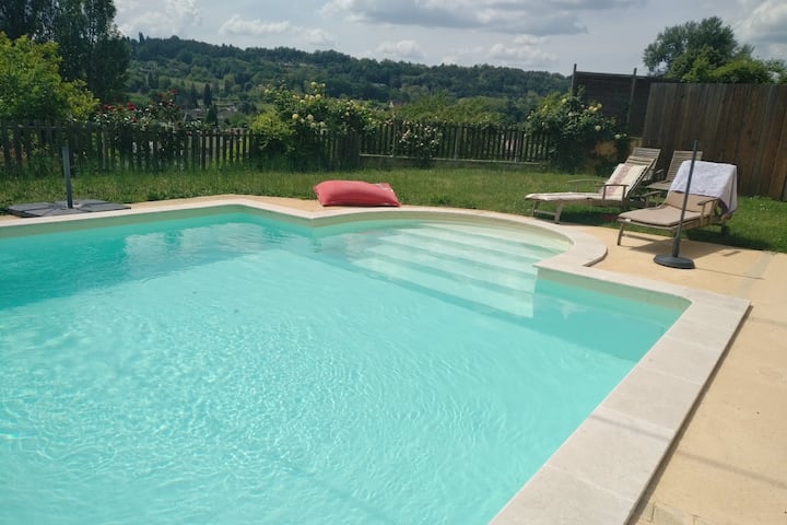 La Salamandrine Proche Marché Piscine Chauffée 15m - Sarlat-la-Canéda