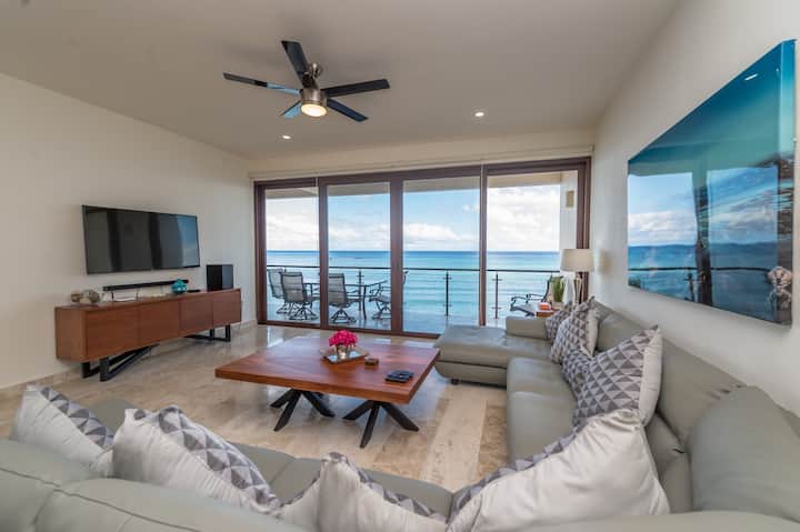 Luxury Penthouse Beachfront Condo With Private Rooftop - Akumal