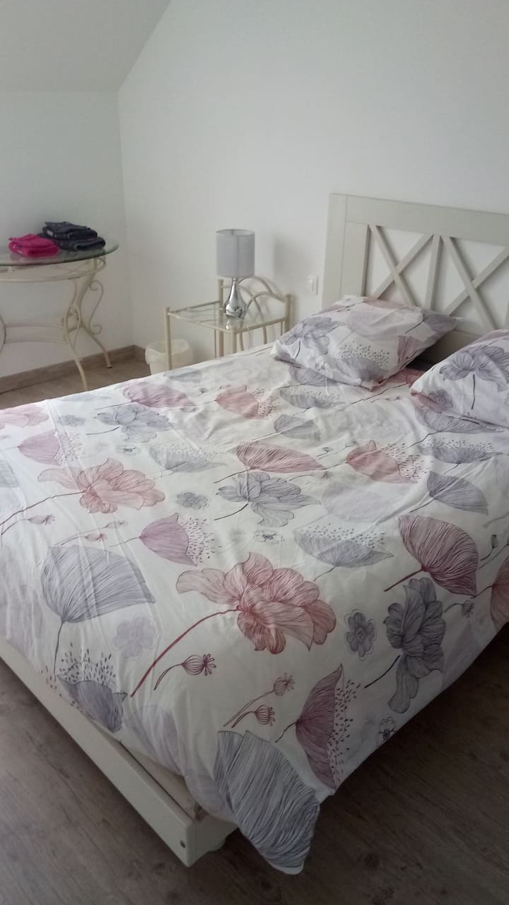 Chambre 10 Min à Pied / Mer - 2 Lits 1 Pers.(ch3) - Granville
