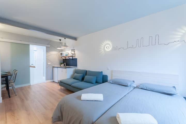 Top Location-bright -Wifi-a/c - Madrid