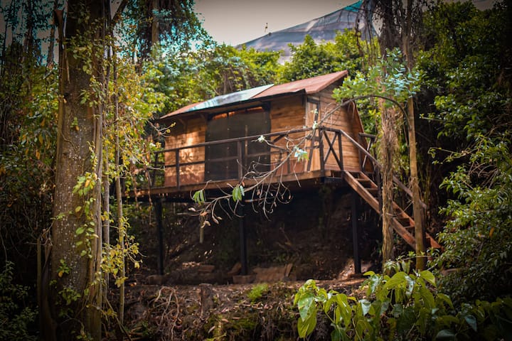 Cabaña De Madera Rústica A Orillas Del Río - Cayambe