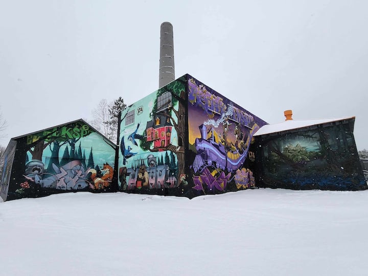 Maison Du Fermier – Sanatorium & Murales En Forêt - Quebec